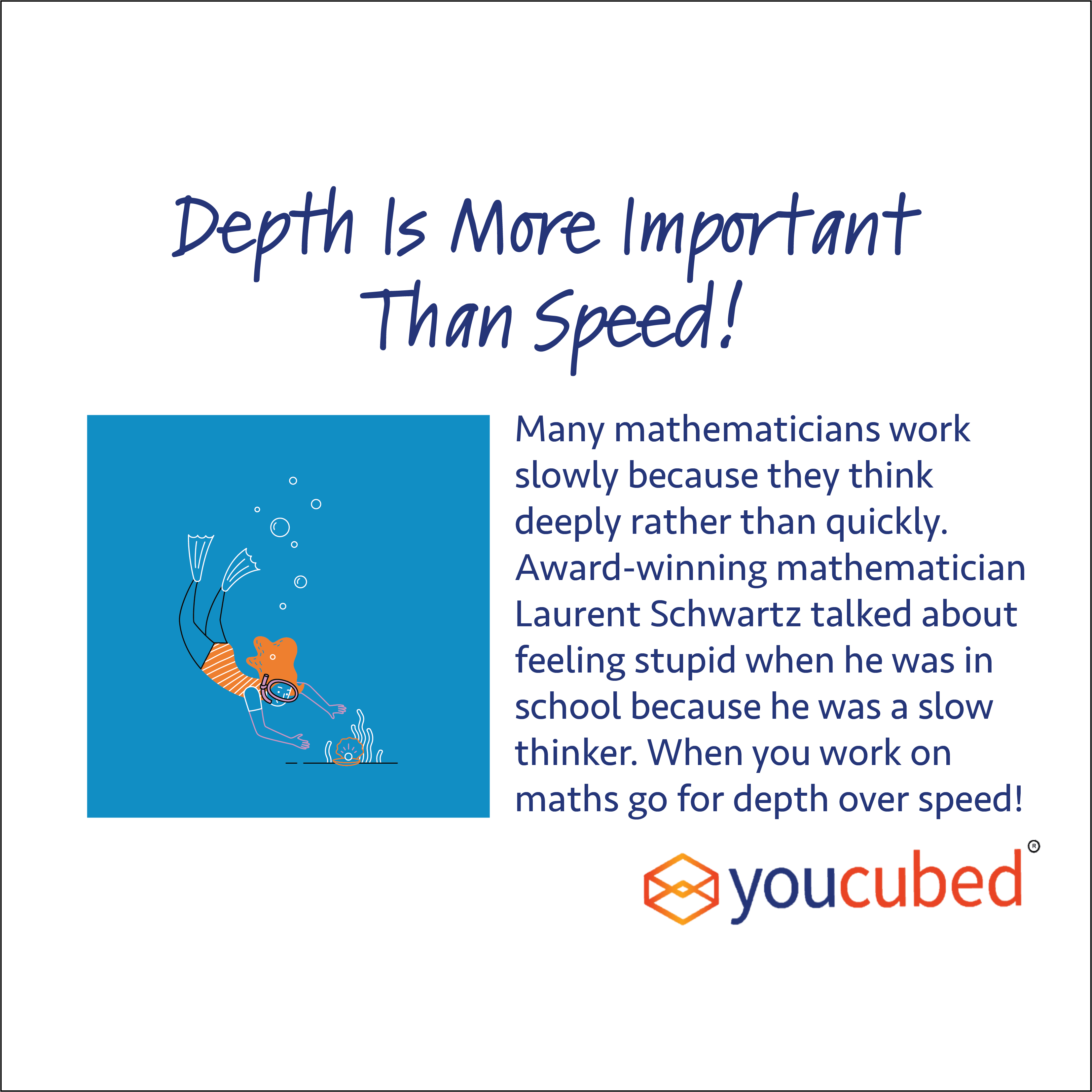 Norms Poster for Students: Depth Over Speed - YouCubed